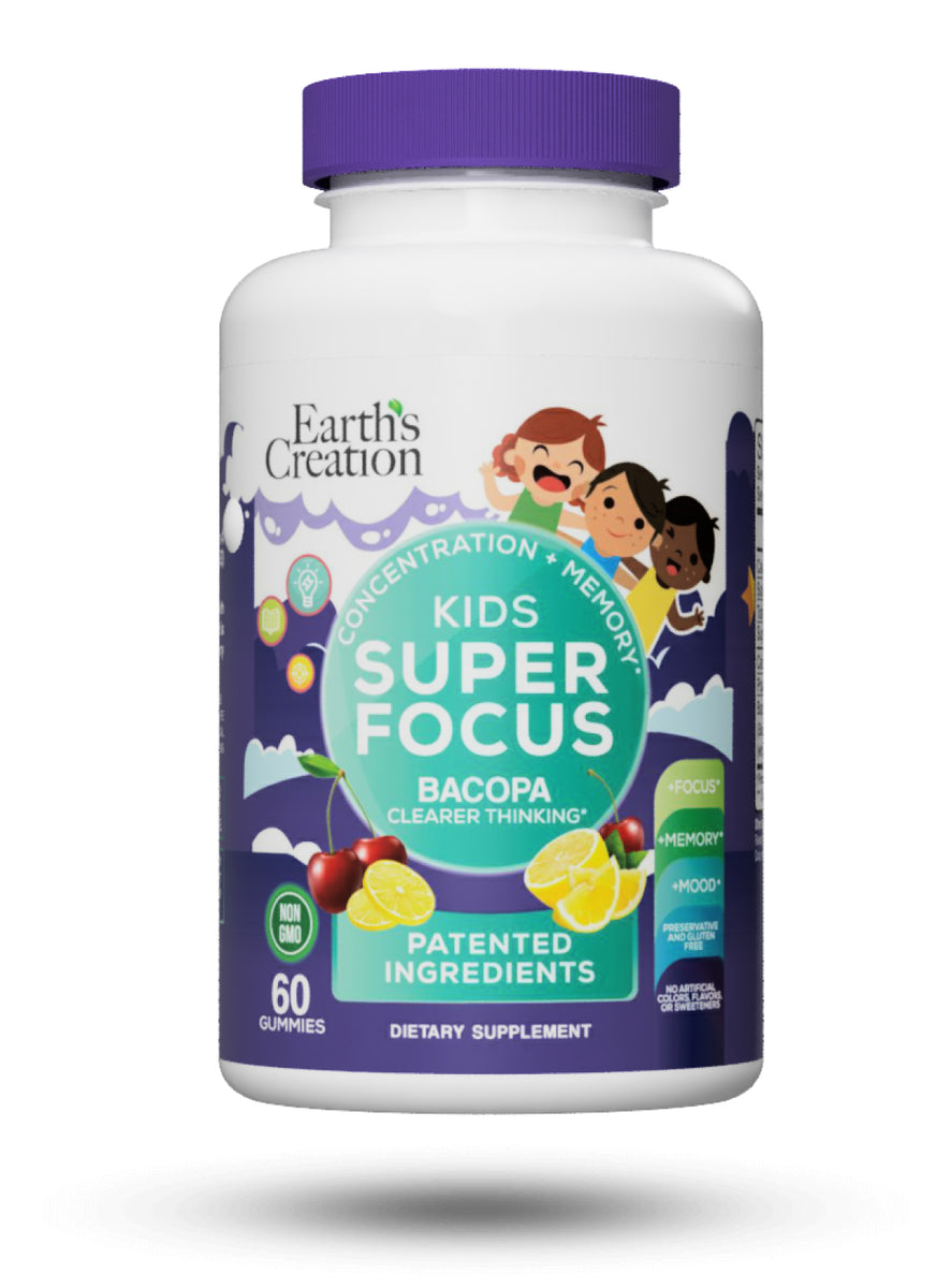 Kids Super Focus Bacopa Gummy – Earth's Creation USA