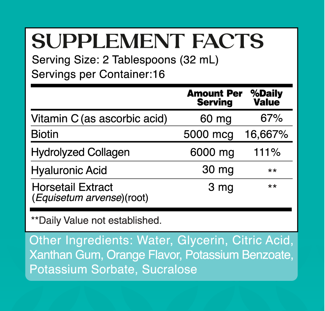 Liquid Collagen 6000 with Biotin – Earth's Creation USA