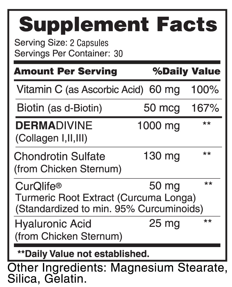 Derma Divine Collagen Skin Shield with Collagen Types I,II,III – Earth ...